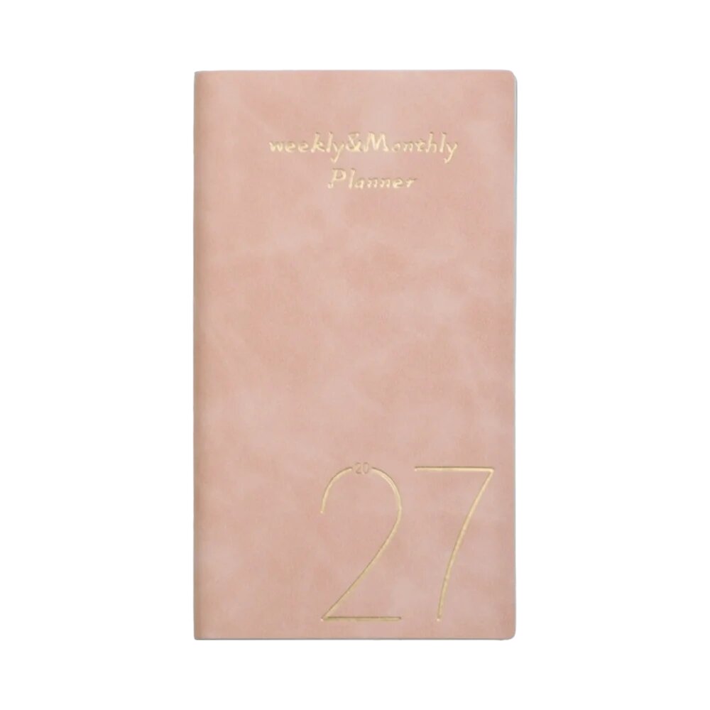 Ежедневник-планер A6 2027 PU фиолетовый Pink