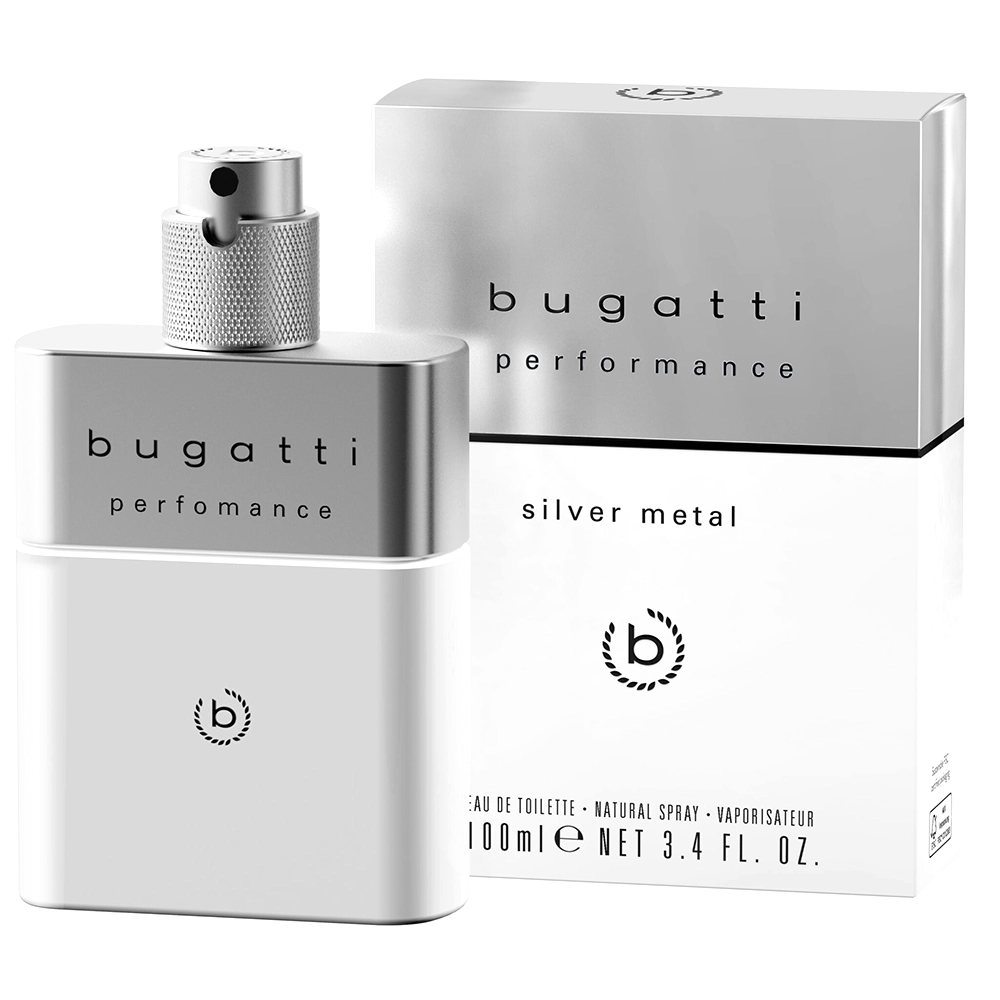 Мужской аромат Бугатти Фейшн Перфоманс Сильвер Метал 100 мл - Bugatti Fashion Performance Silver Metal