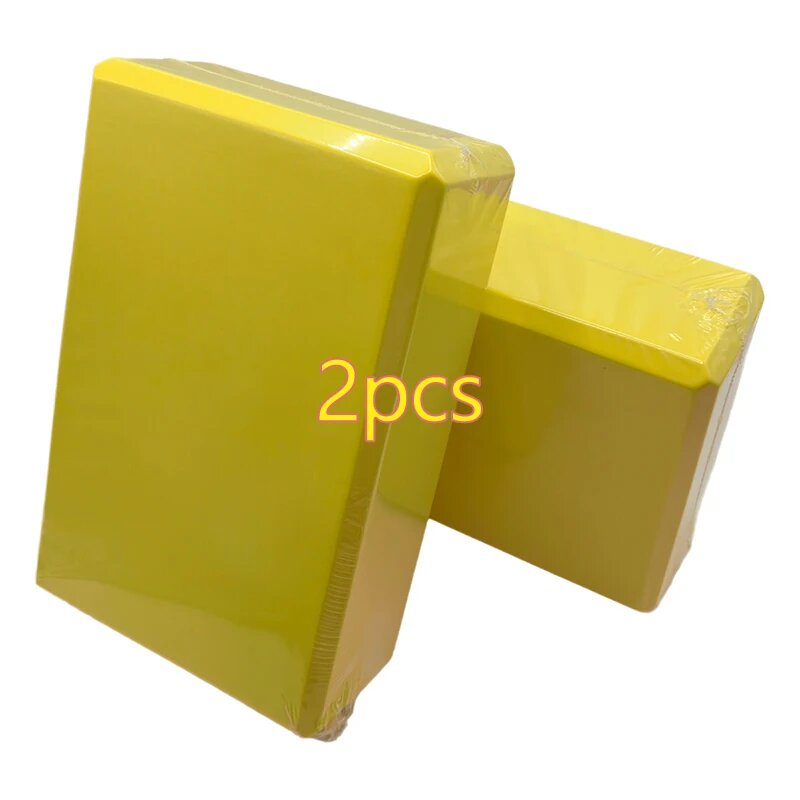 Набор из 2 блоков для йоги EVA Желтый, 2pcs-Yellow