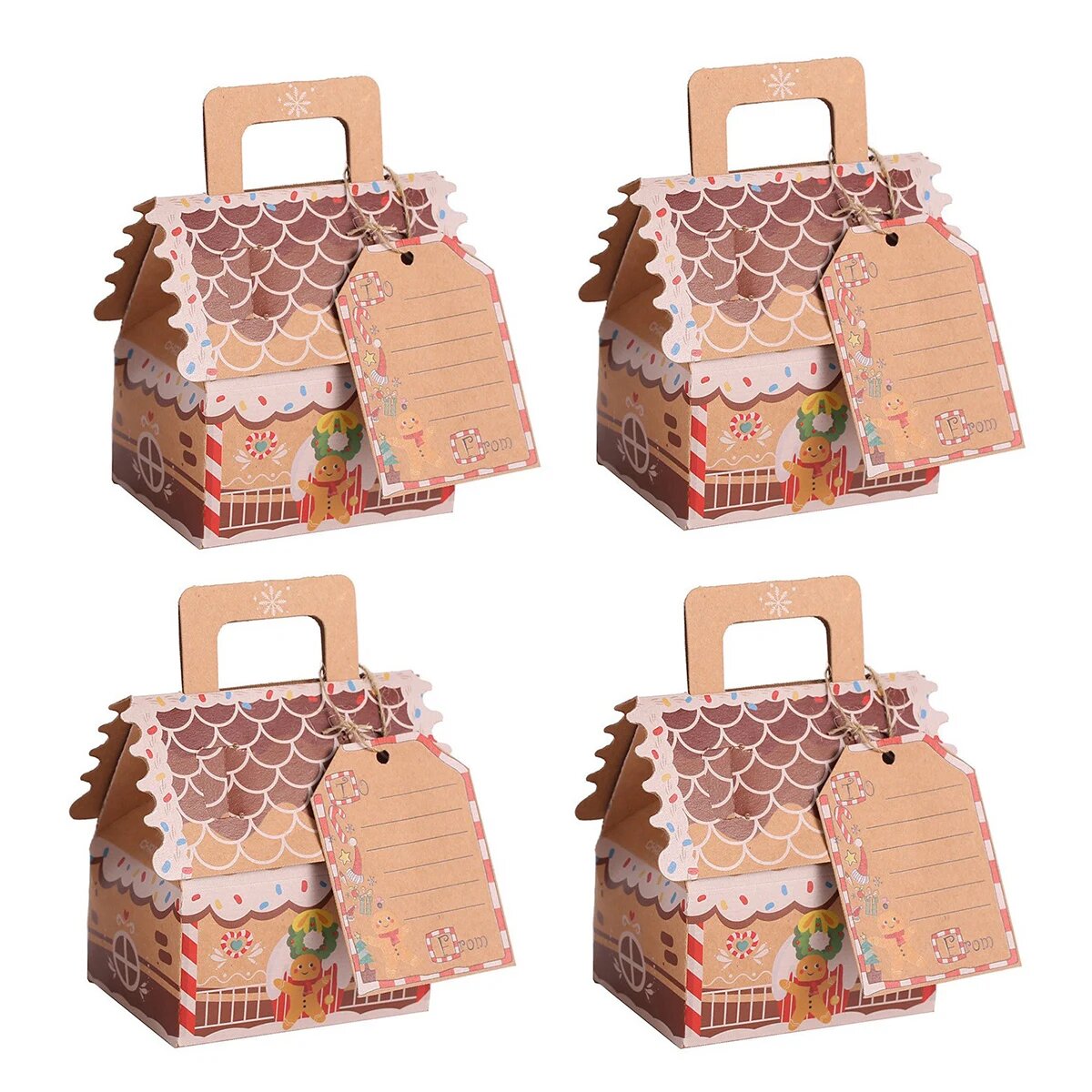 Набор подарочных коробок для пряников cyuan style-B, 4pcs