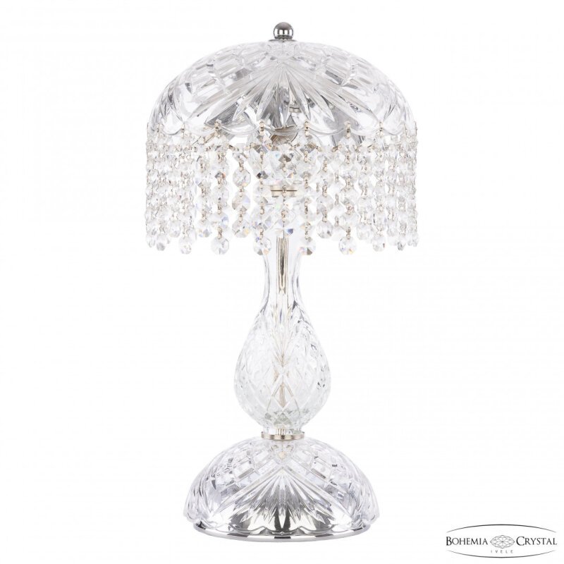 Настольная лампа декоративная Bohemia Ivele Crystal 1478 14781L1/22 Ni R