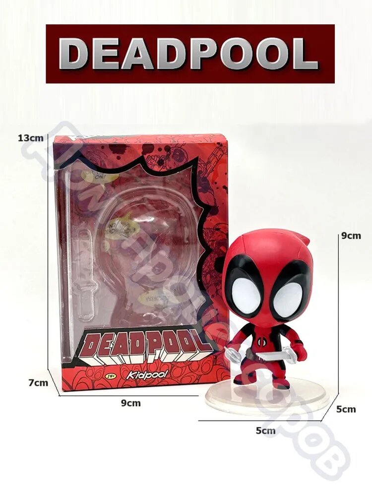 Качающий головой Дэдпул - украшение героя Marvel, игрушка ручной работы