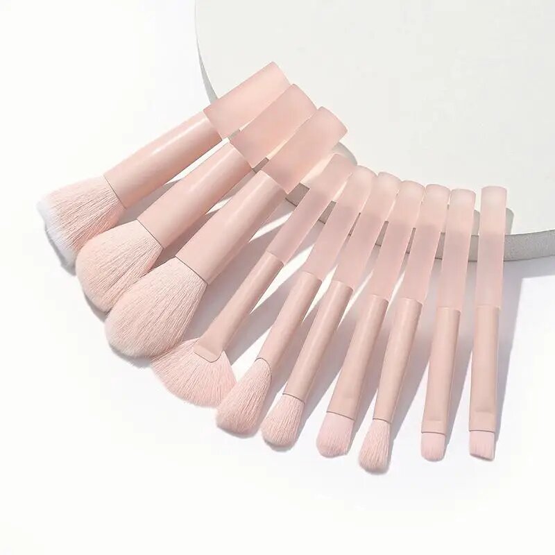 Набор кистей для макияжа 10 шт. Pink Handle