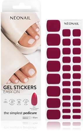Наклейки для ногтей NeoNail Easy On Gel Stickers, оттенок P06, 32 шт.