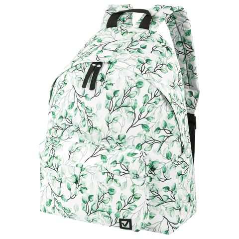 Рюкзак BRAUBERG сити-формат универсальный, Spring, белый, 41х32х14 см, (270793)