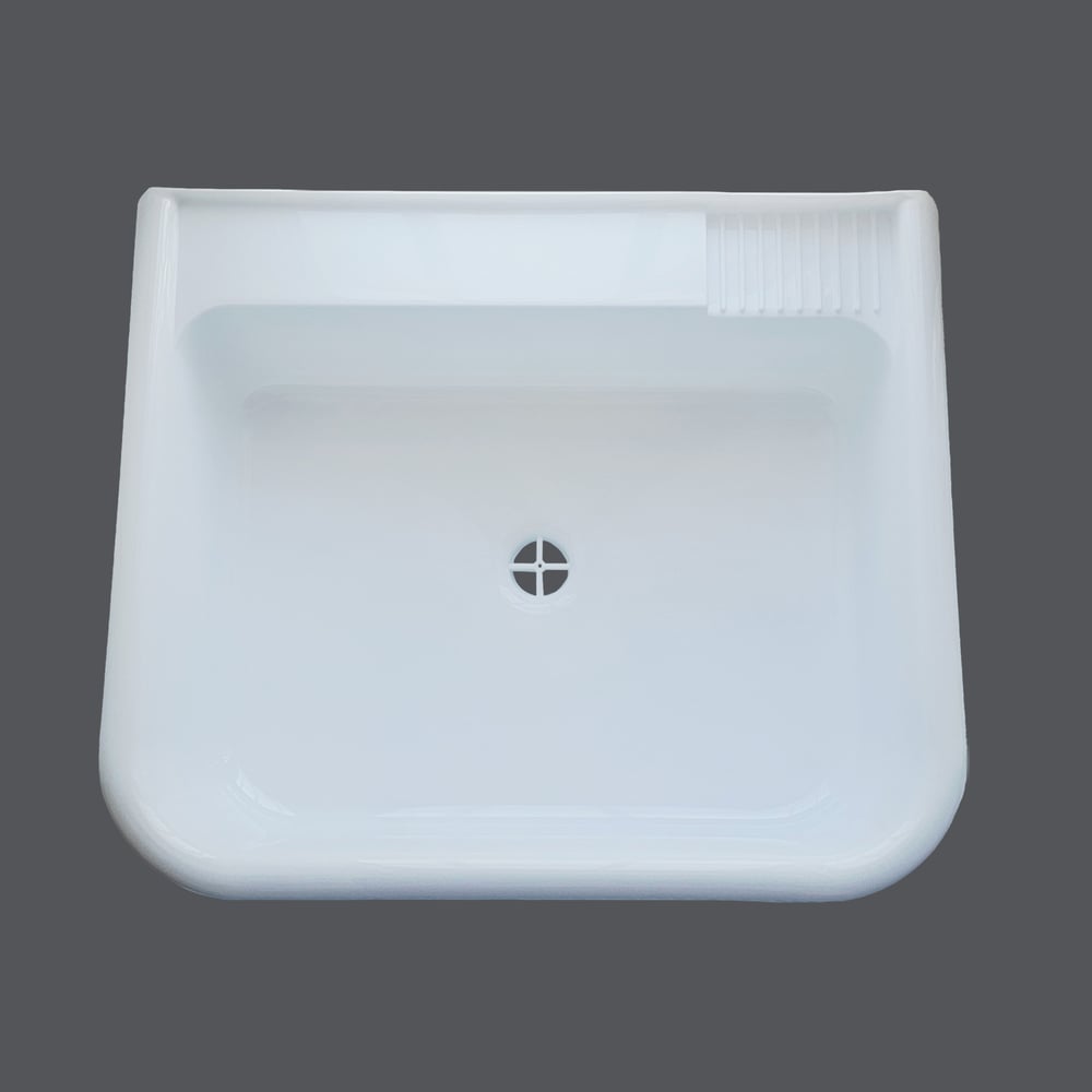 Раковина с выпуском ЭлБЭТ (полипропилен 360x420x140) М 7ELBET4303