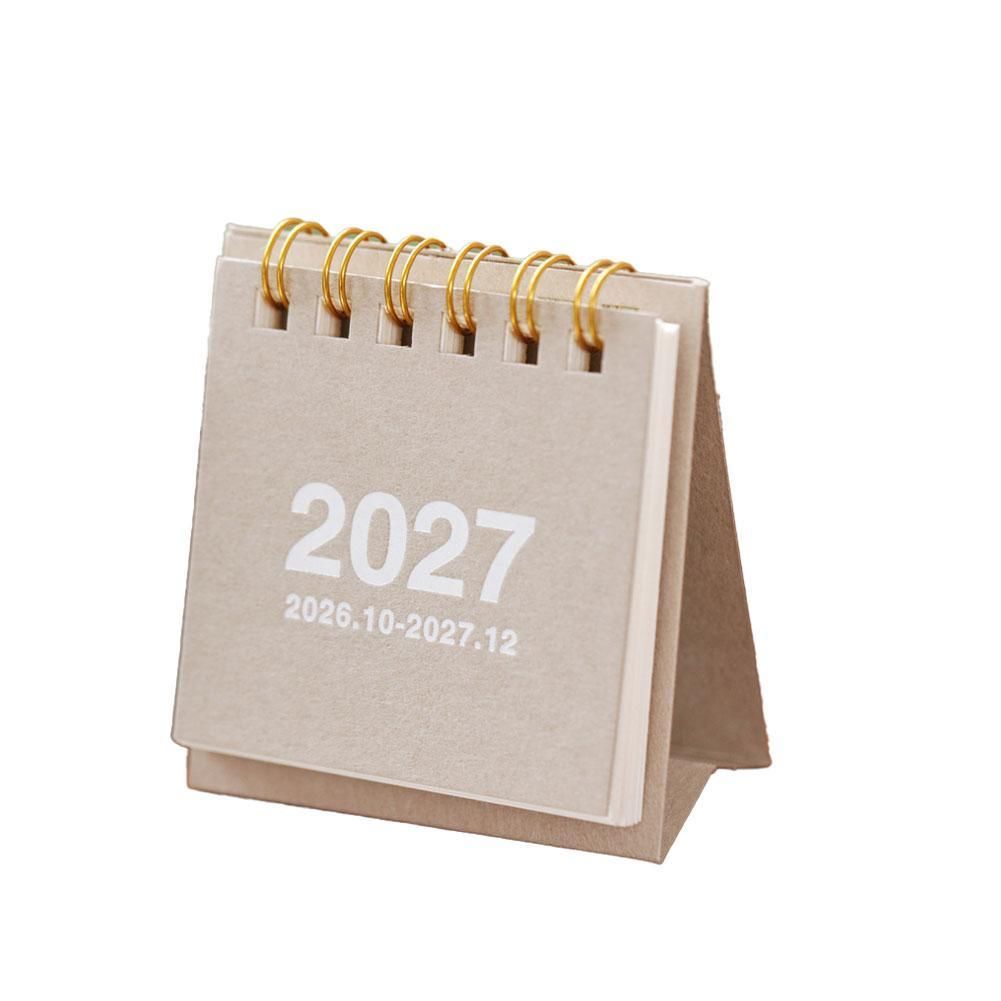 Настольный календарь, с октября 2026 года по декабрь 2027 года, подходит для студентов