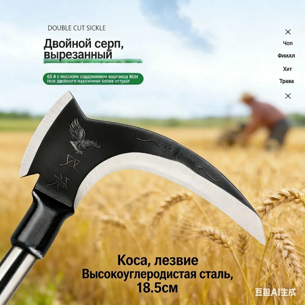 Газонокосилка механическая