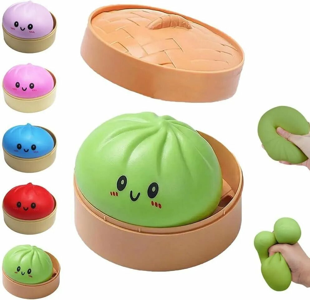 Сквиш антистресс Кнедлики Squishies 1шт