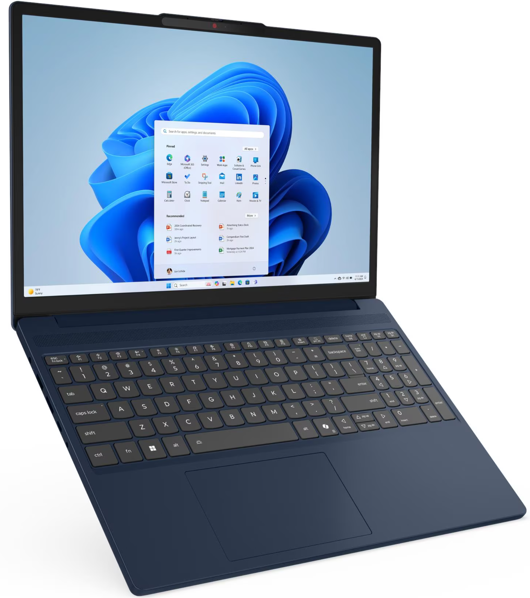 Ноутбук Lenovo IdeaPad Slim 3 15IRH10 83K100CYPB (Core i5 2100 MHz (13420H)/16384Mb/512 Gb SSD/15.3"/1920x1200/Win 11 Home)