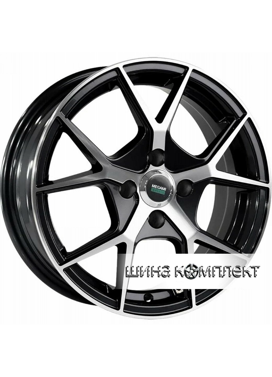 Колесный диск Megami MGM-18FF 6x15 4x100 ET40 60,1 BKF литой для автомобиля