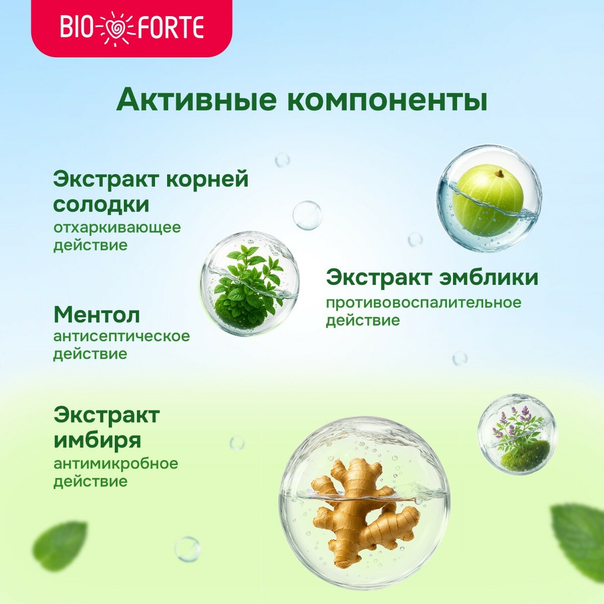 Таблетки при кашле и боли в горле BioForte для рассасывания мед-лимон 24 шт. — фото 1
