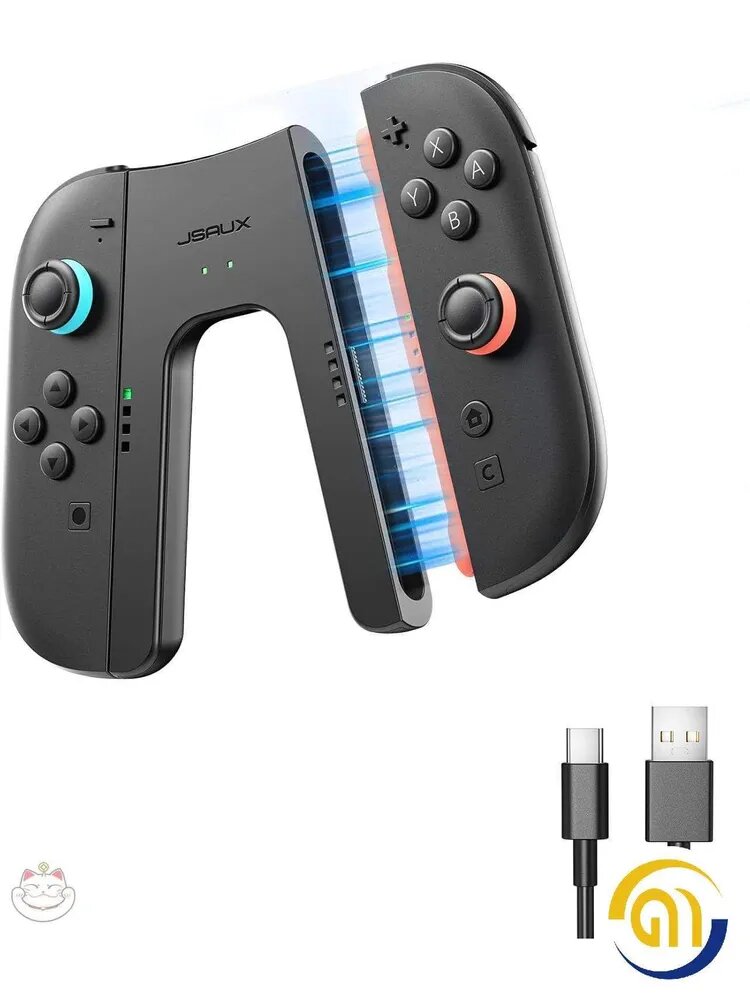 JSAUX Switch 2 Grip для Nintendo Switch 2, контроллер с магнитным захватом
