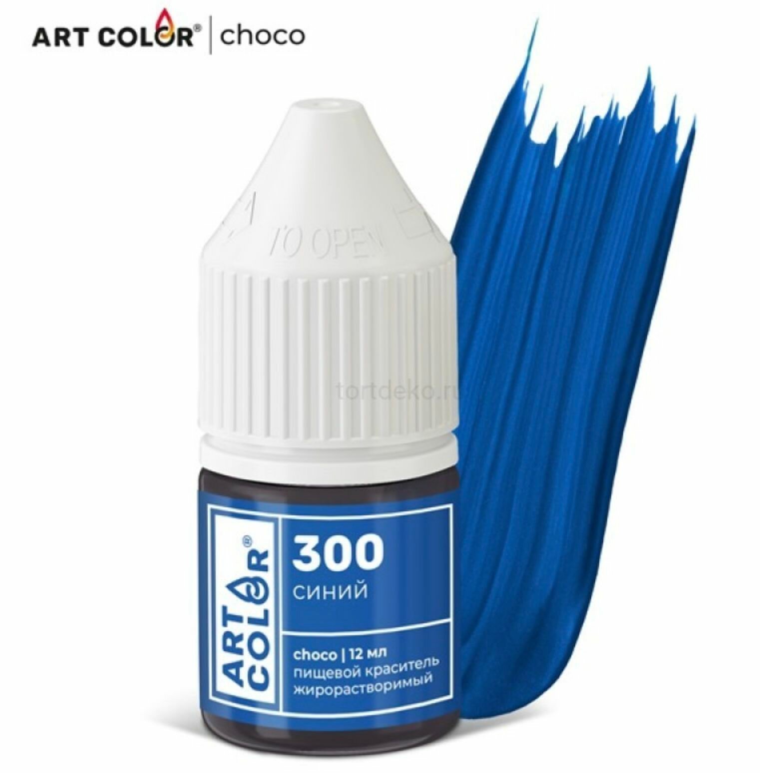Краситель гелевый жирорастворорастворимый Синий Art Color, (12 мл)