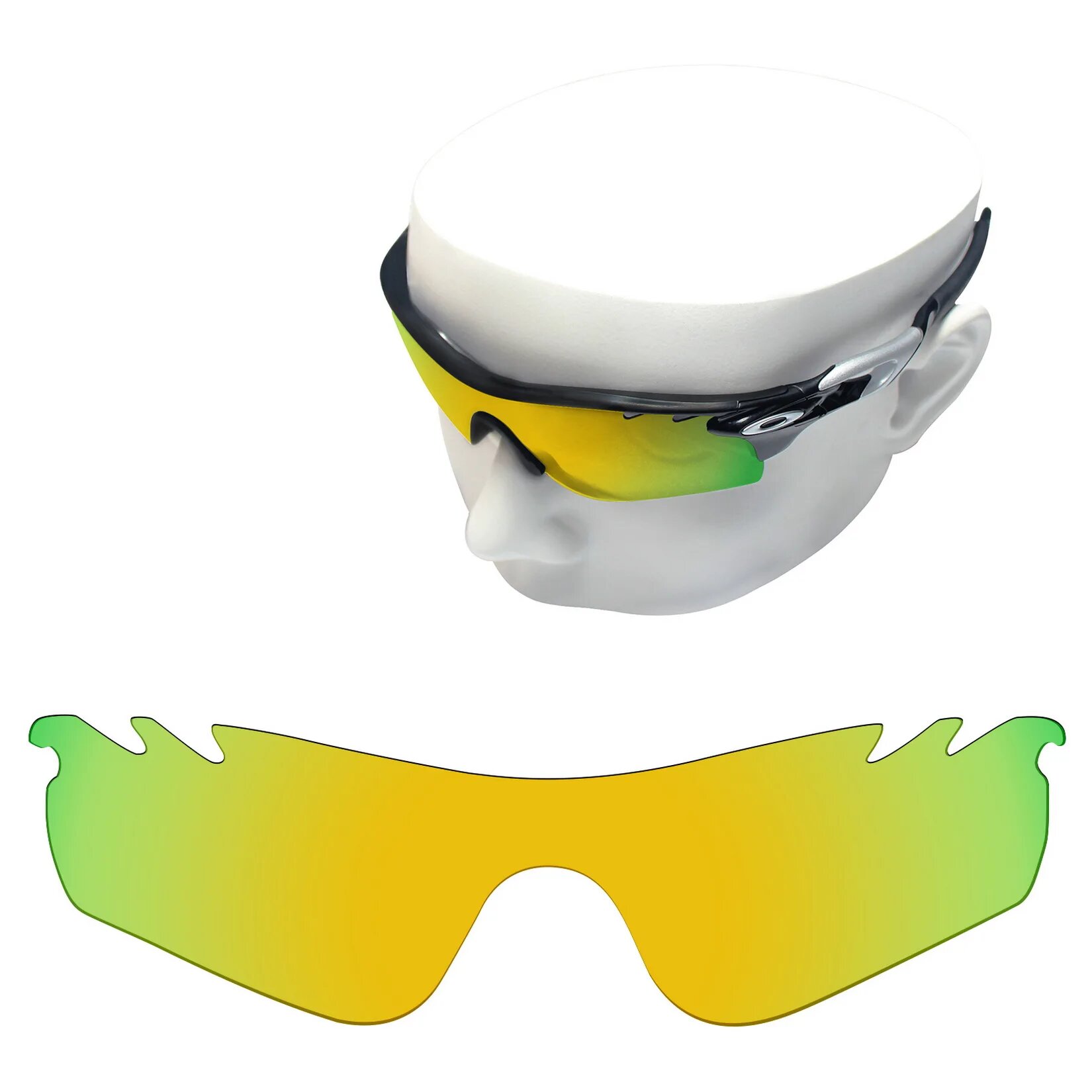 Линзы Oakley RadarLock, 24K Gold Mirror