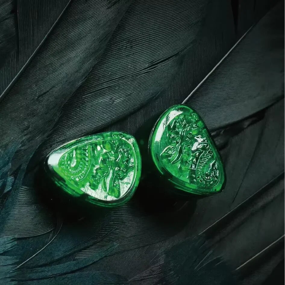 Проводные внутриканальные наушники TANGZU WANER 2 Jade Dragon Edition Зеленый, Green with mic-typec