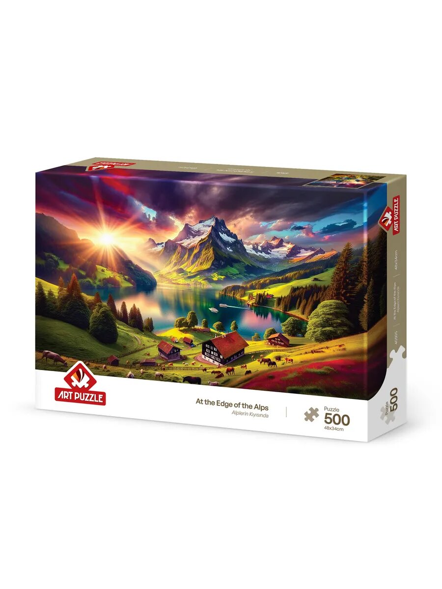 ART PUZZLE На краю Альп 500 дет.