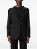 Пиджак EMPORIO ARMANI Tweed-effect button-fastening blazer, размер 44, black