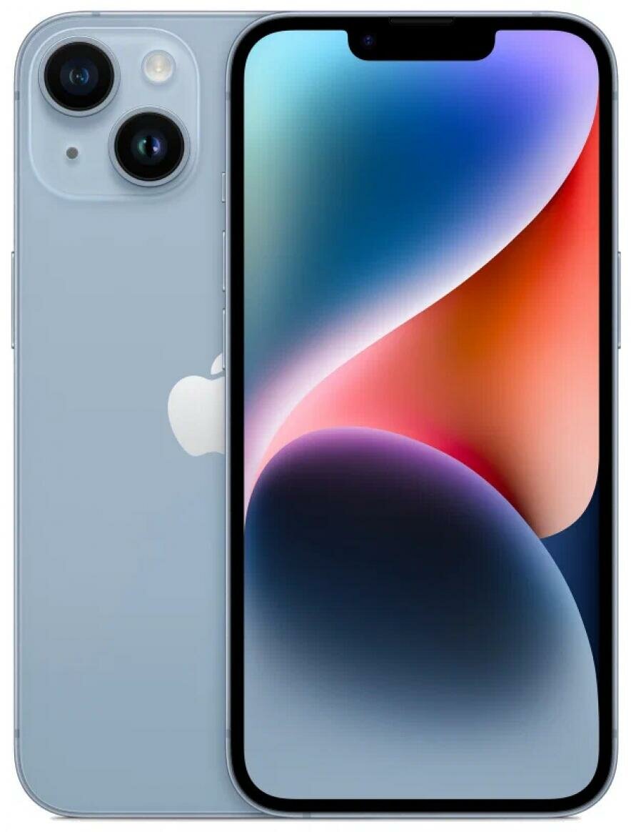 Смартфон Apple iPhone 14, 256Gb Global, nano SIM+eSIM, Blue (Синий)