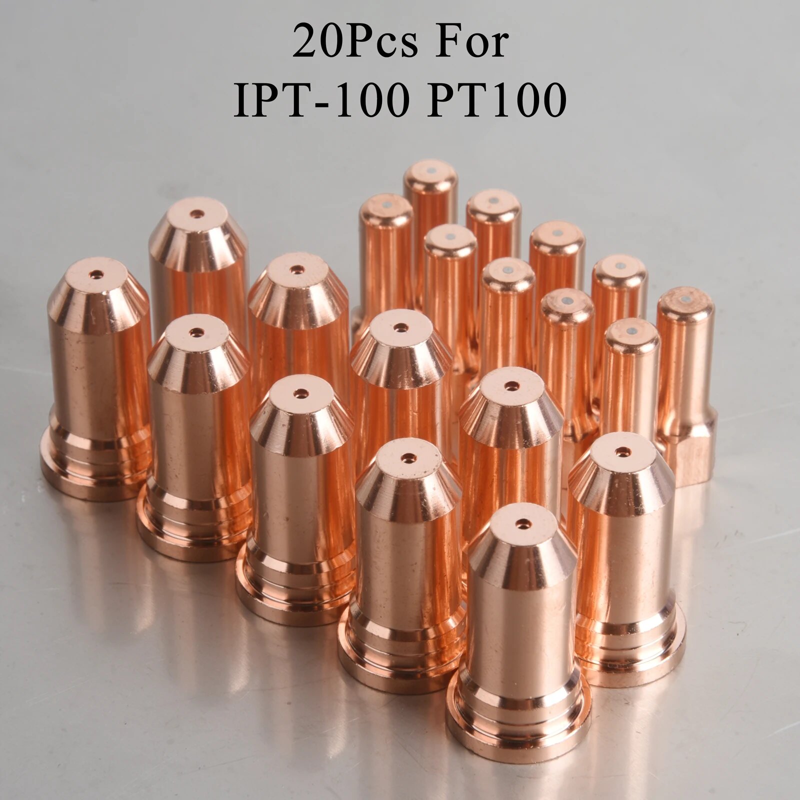 20 шт. Электроды и сопла для плазменного резака PT-100 51246Nozzle 1.1mm