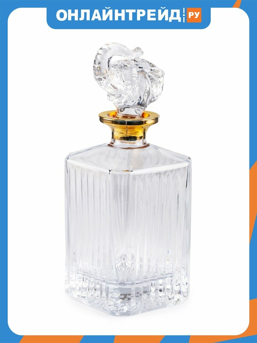 Штоф для крепких напитков Glasserie SPIRIT OF ELEPHANT 850мл (GL010 )