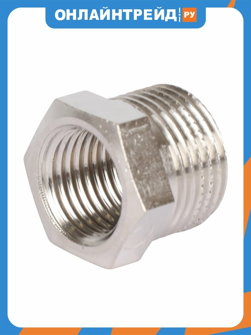 Футорка Stout SFT-0029-003814 никелированная 3/8X1/4
