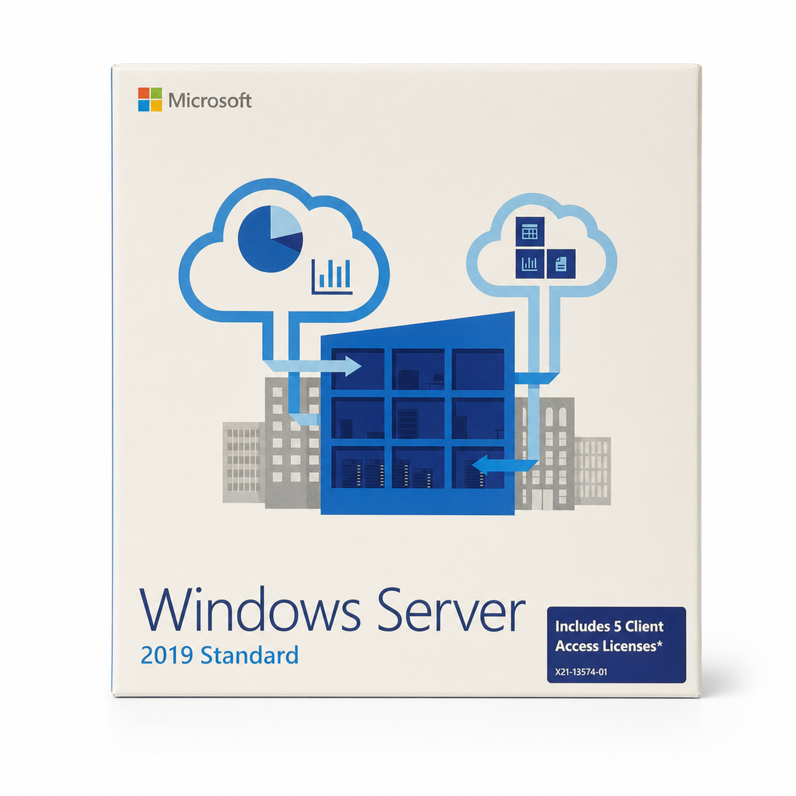 Microsoft Windows Server Standard 2019 64Bit English DVD 5 Clt 16 Core License