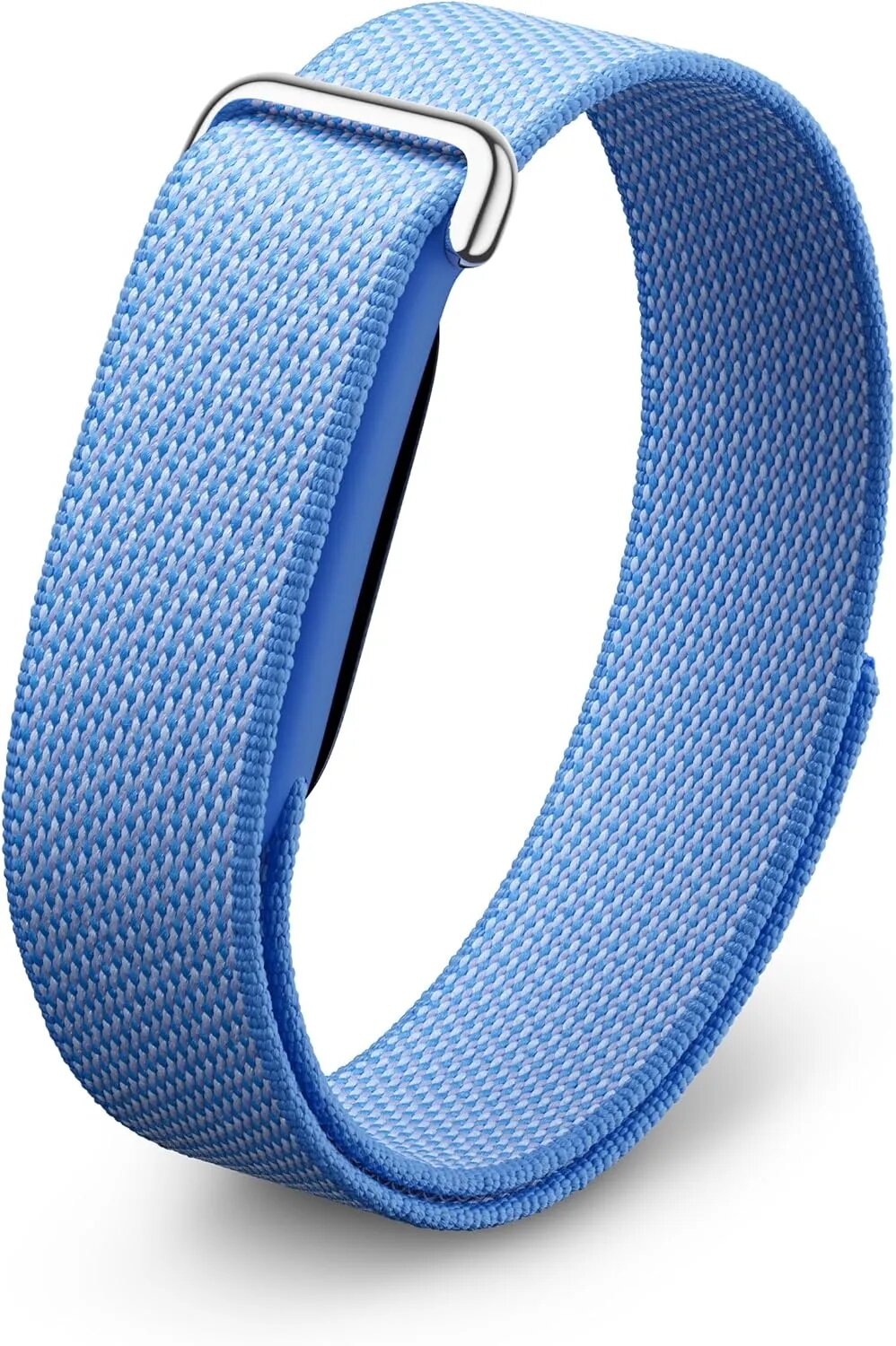 Смарт-браслет Google Fitbit Air, пульс/сон/SpO2/стресс, без экрана, влагозащита 50 м, до 7 дней работы, Голубой