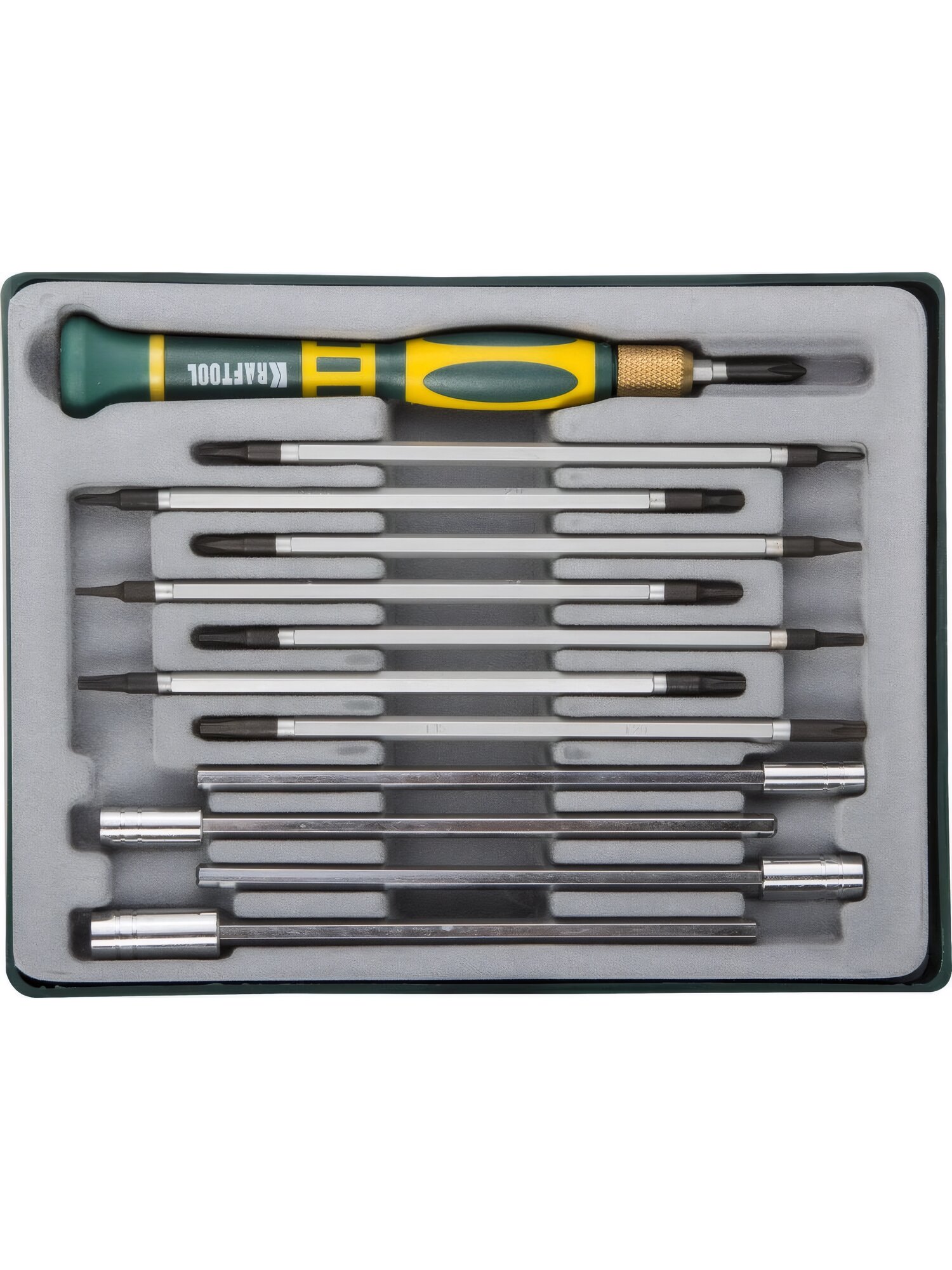 Отвертка для точных работ KRAFTOOL Precision-20, 12 предм.