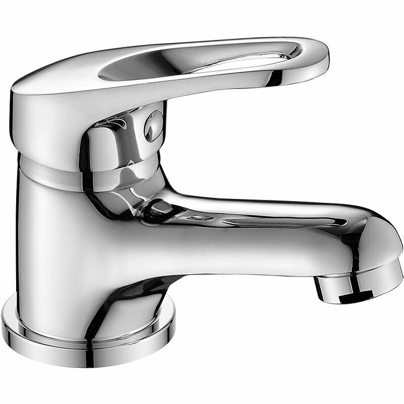 Смеситель для раковины Decoroom DR21 DR21011 хром, рычажное управление, латунь