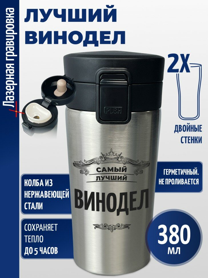 Термокружка "винодел"