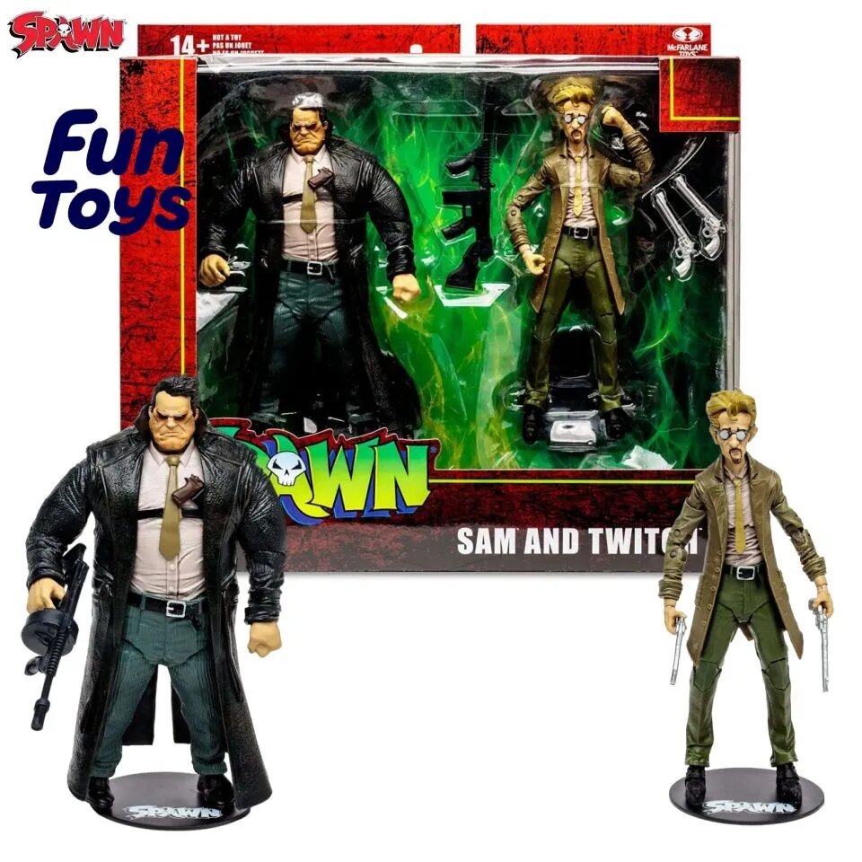 Фигурки McFarlane Toys - Spawn Deluxe Set - SAM and Twitch