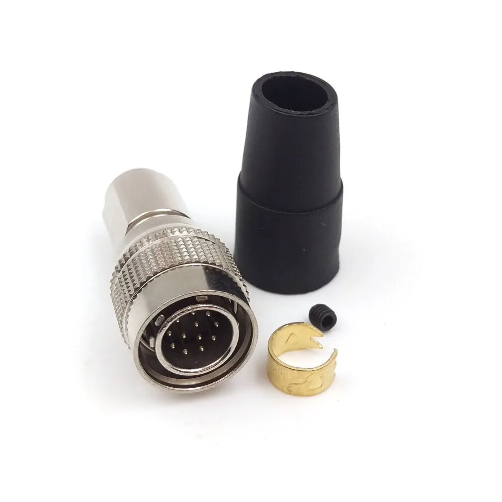 Разъем Hirose HR10A-10P-12P(73) 12-контактный для промышленных камер