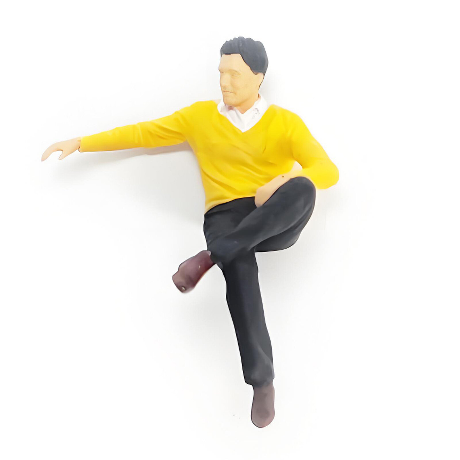 Миниатюрные сидячие фигурки из смолы 1:64 для декора мхом,