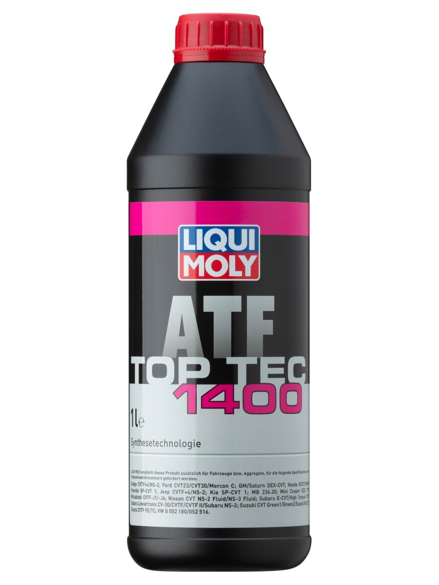 Трансмиссионное масло Liqui Moly CVT Top Tec ATF 1400 HC-синтетическое 1л