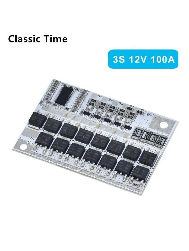3s/4s/5s Bms 12v 16,8 V 21v 3,7 V 100 a Печатная плата защиты тройной литиевой батареи, Модуль зарядки литий-полимерного баланса.