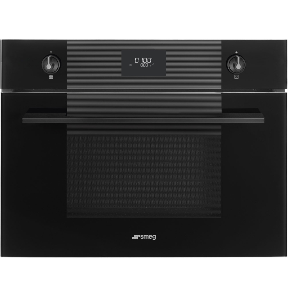 Духовой шкаф Smeg SO4101M1B3, независимый, с грилем, конвекцией и СВЧ