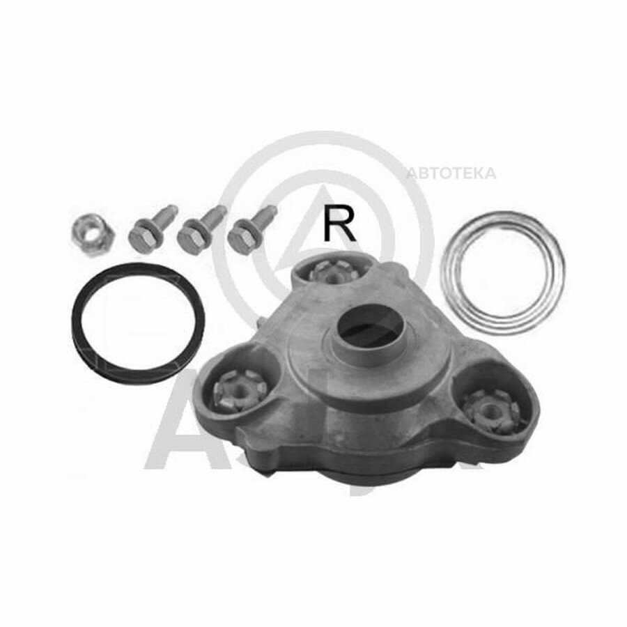 Опора амортизатора PEUGEOT BOXER/DUCATO/JUMPER 02- пер. прав.(с подшипником) ASLYX AS203236