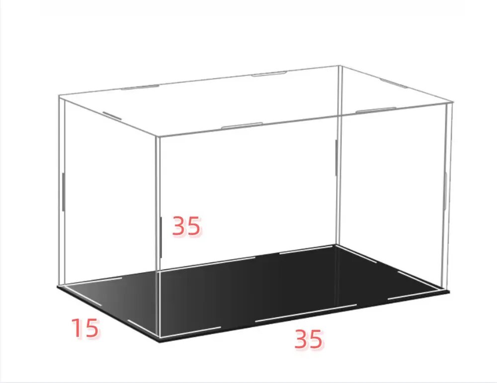 Купол от пыли для румбоксов и сборных моделей 35x15x35