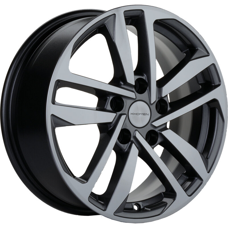 Литой колесный диск Khomen Wheels KHW1612 (Kia) 6,5x16/5x114,3 ET41 D67,1 Gray
