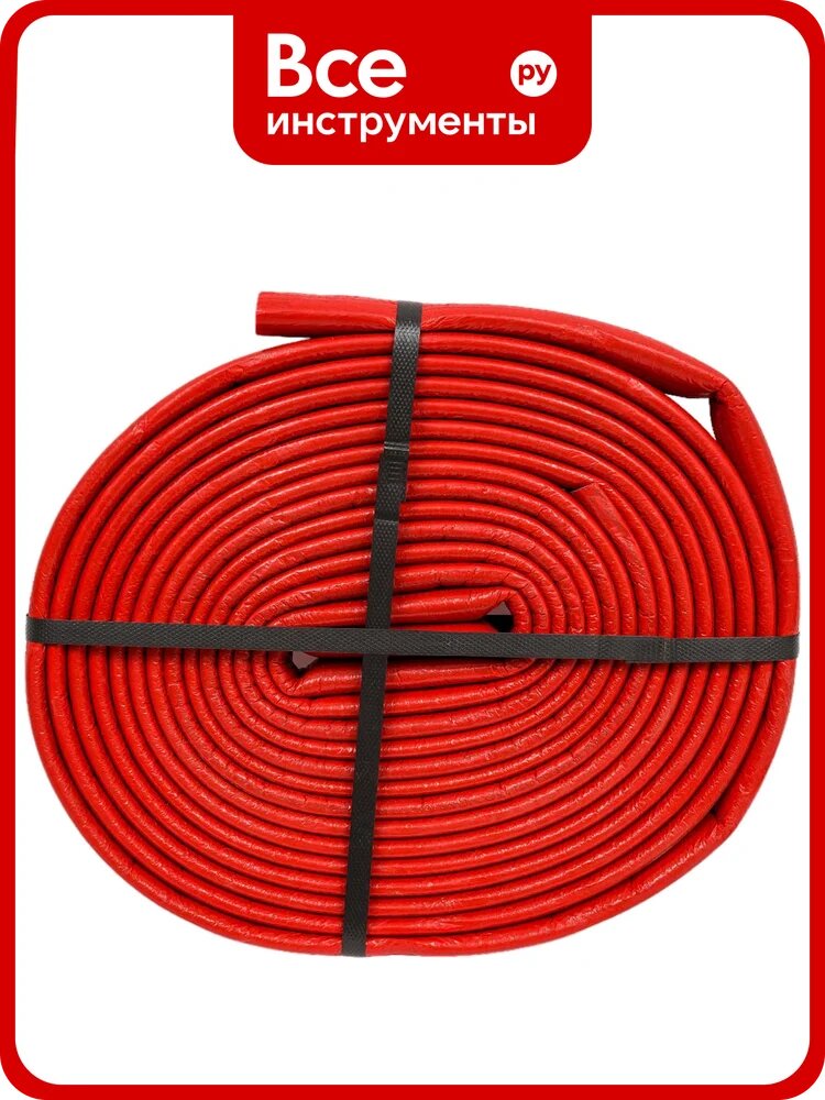 Теплоизоляция K-FLEX R040282103PECR, вспененный полиэтилен, армированная, красная, 10 м