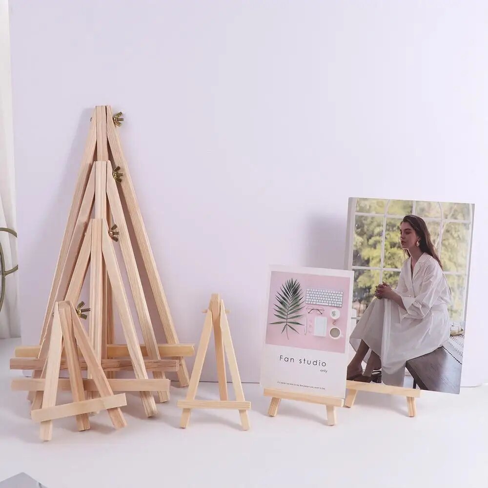 Деревянный складной мини-мольберт Easel 22x36CM
