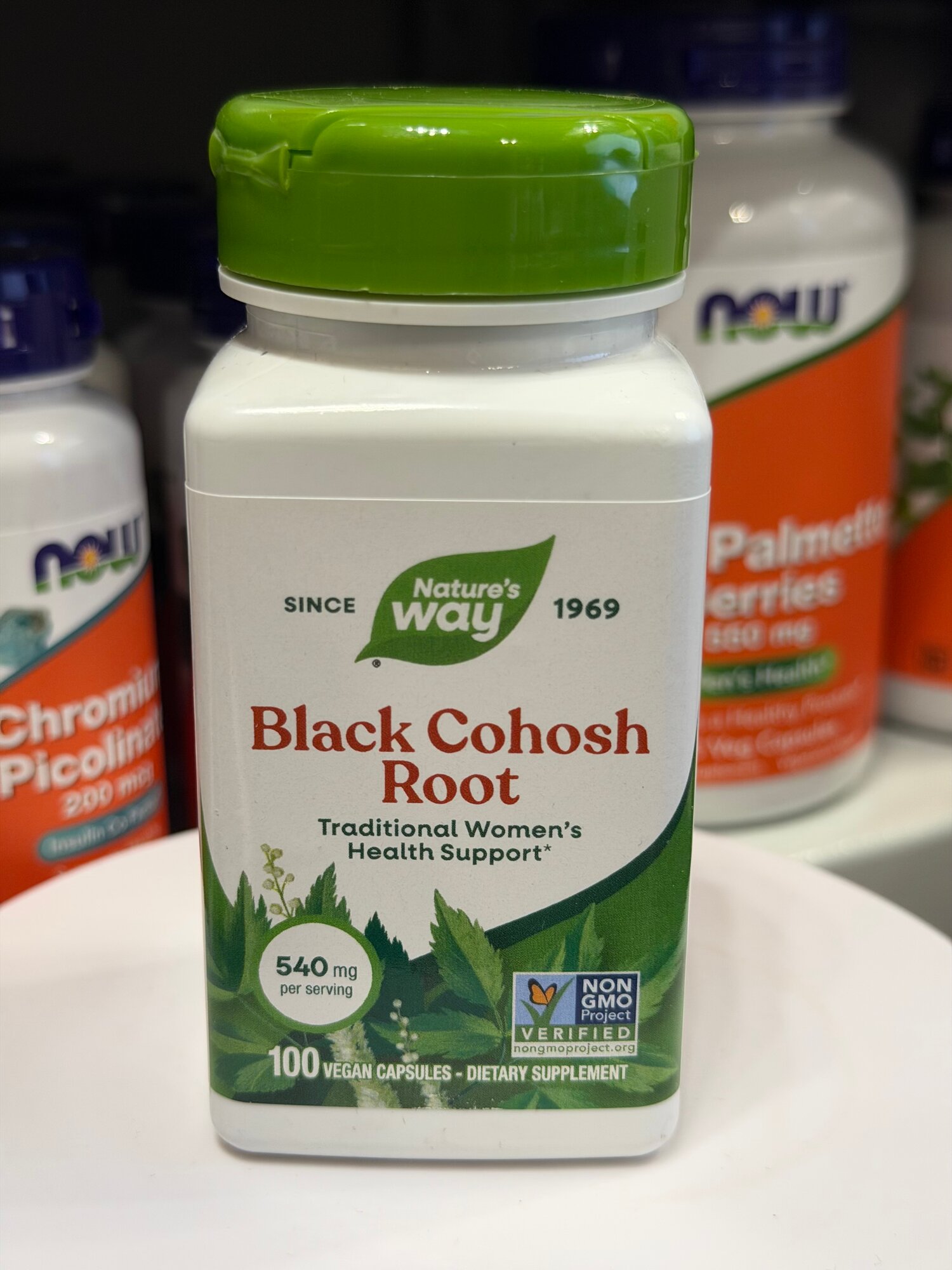 Nature's Way "Black Cohosh", БАД, фитоэстрогены, для женщин, 100 капсул