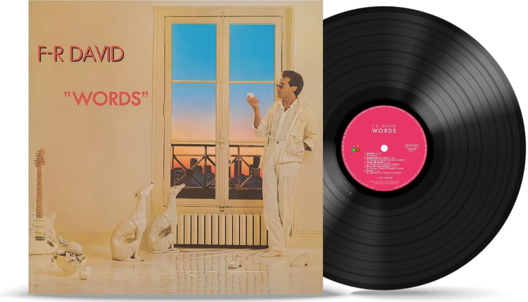 Виниловая пластинка Bomba Music F.R. David "Words", LP, Black Vinyl, 2025 год