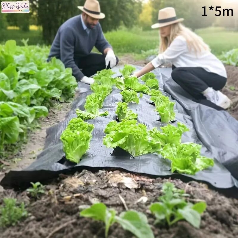 BlissVida Агроткань от сорняков Нетканое волокно, 1x5 м, 1 шт