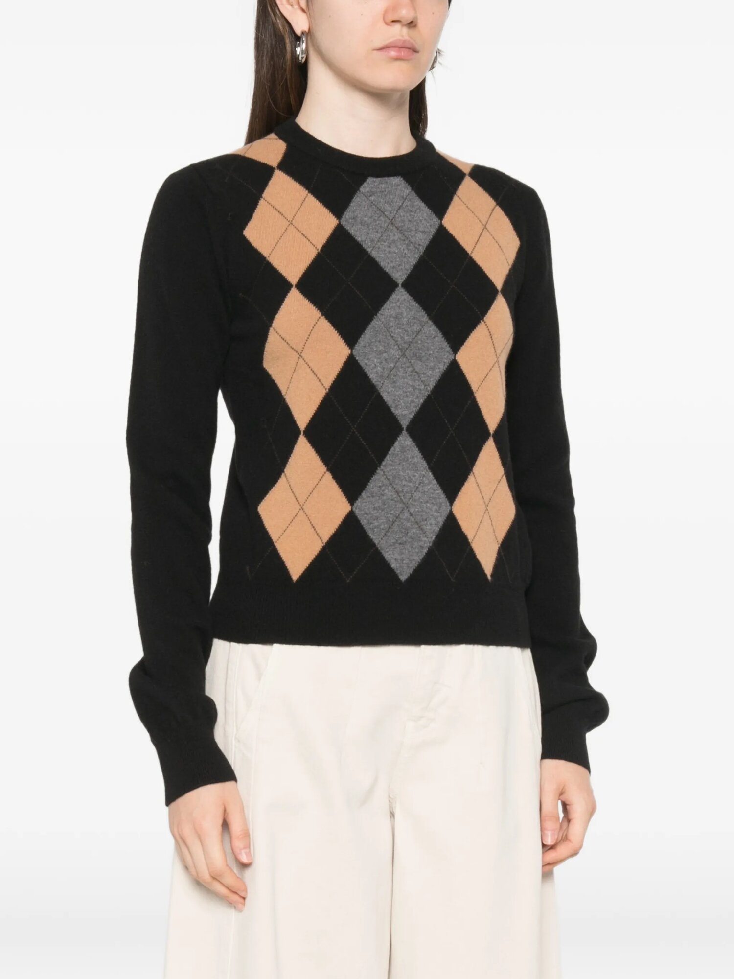 Свитер JUCCA Argyle-pattern wool sweater, размер 44 — фото 1