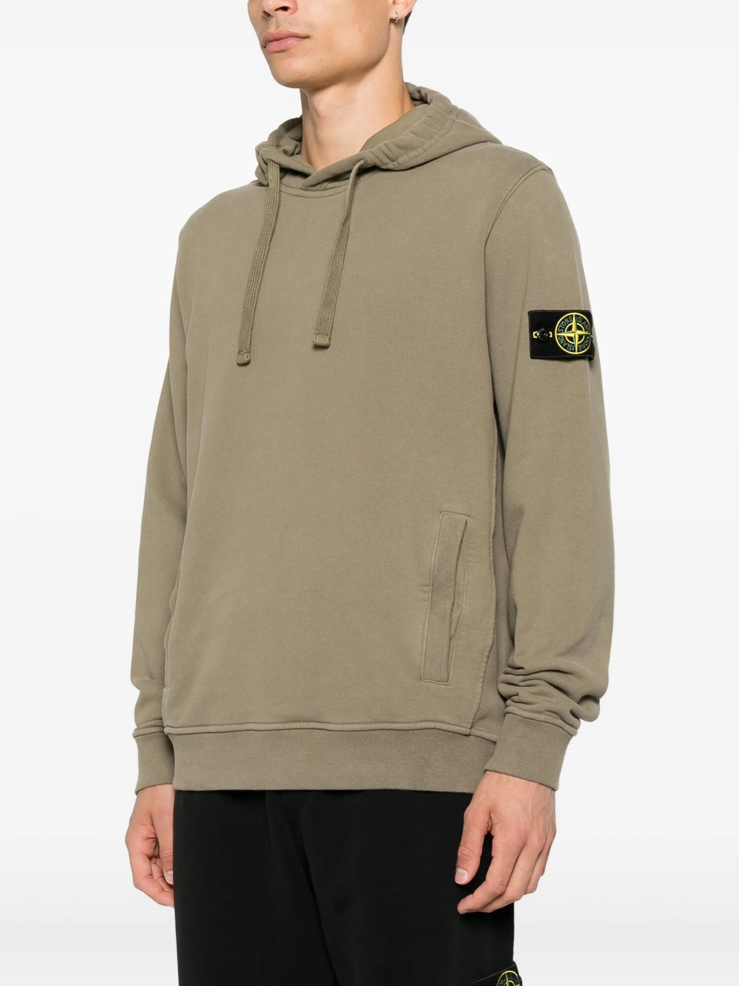 Худи Stone Island Logo-patch hoodie, размер 2XL — фото 1