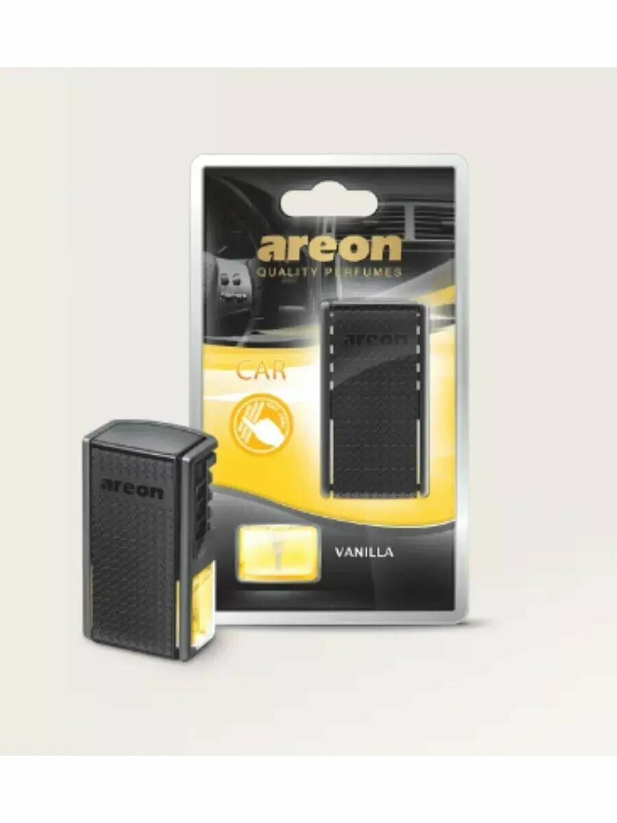 Ароматизатор для автомобиля на дефлектор "Areon" Vanilla Ваниль