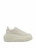 Кроссовки Casadei Nexus platform sneakers, размер 40, бежевый/белый