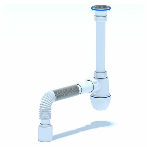 RU-АП C1010 Сифон Ани 1.1/4"* 40 с гибкой трубой 40х50